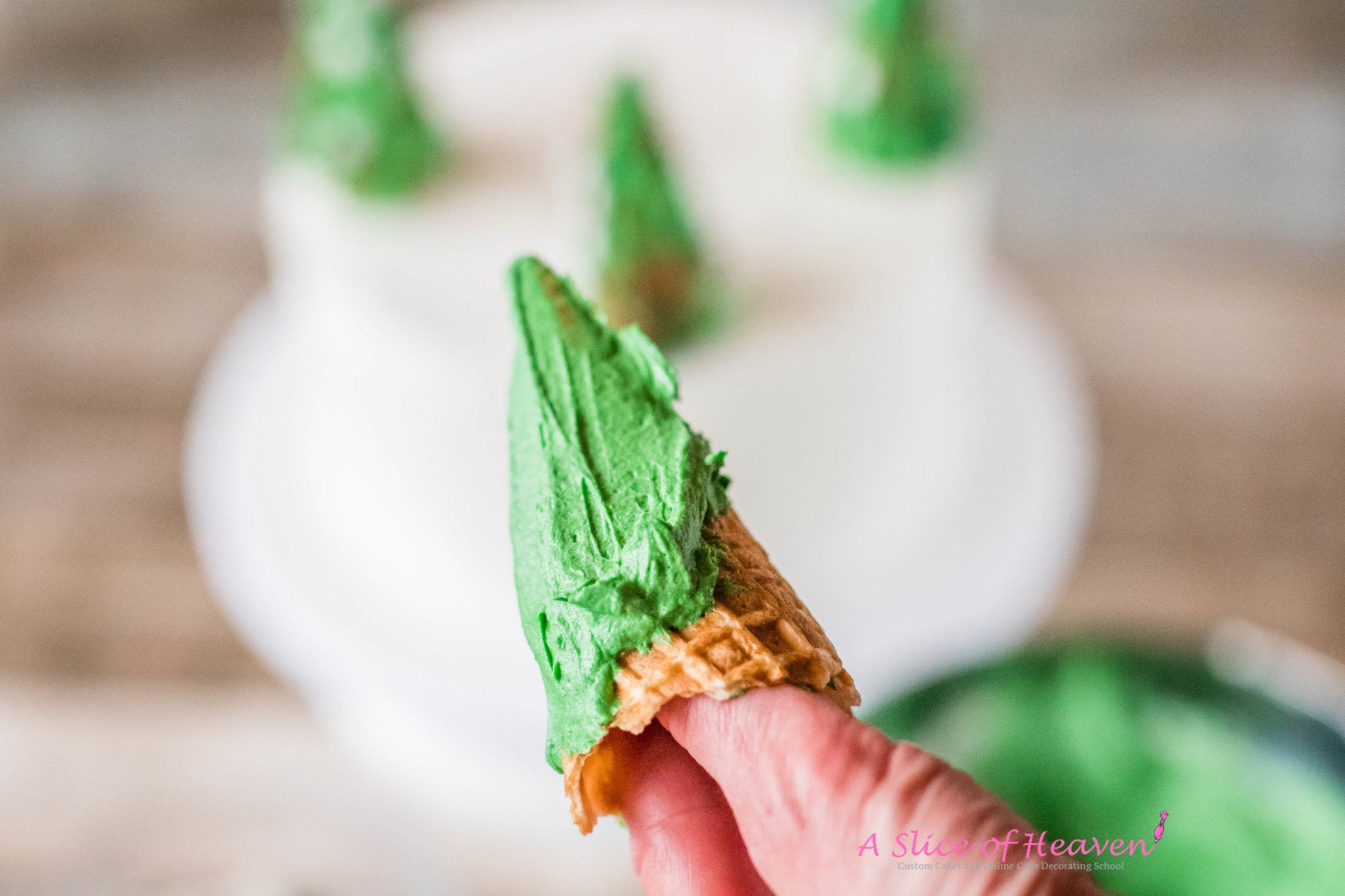 Easy Holiday Cake Decoration Ideas – Part II (Ice Cream Cone Christmas ...